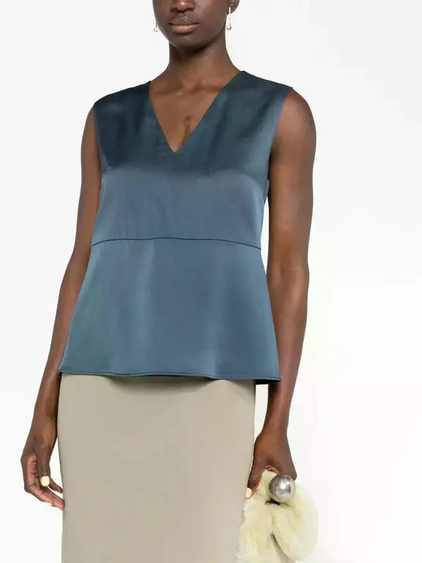 JIL SANDER V-neck Tank Top