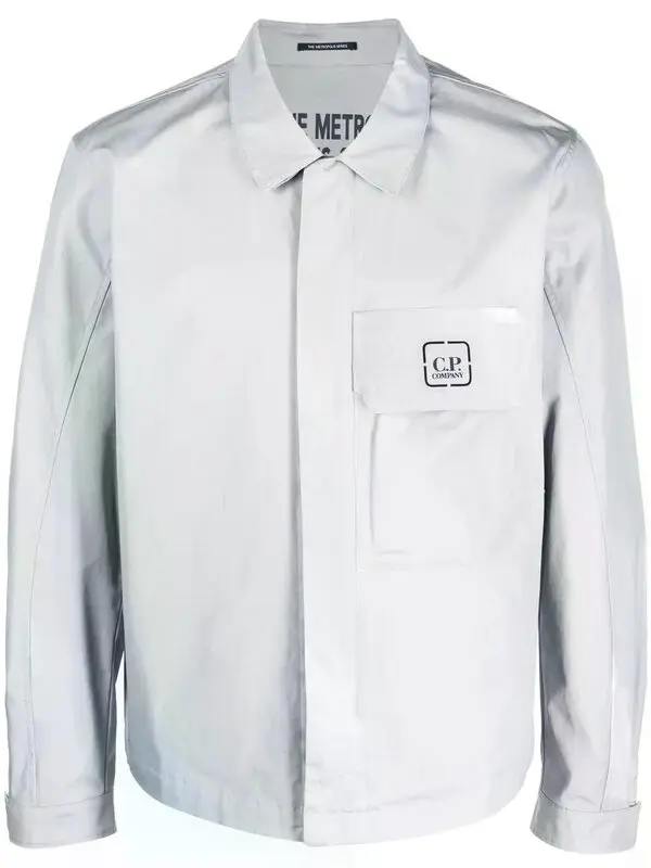 C.P. COMPANY Logo-print Shirt Jacket