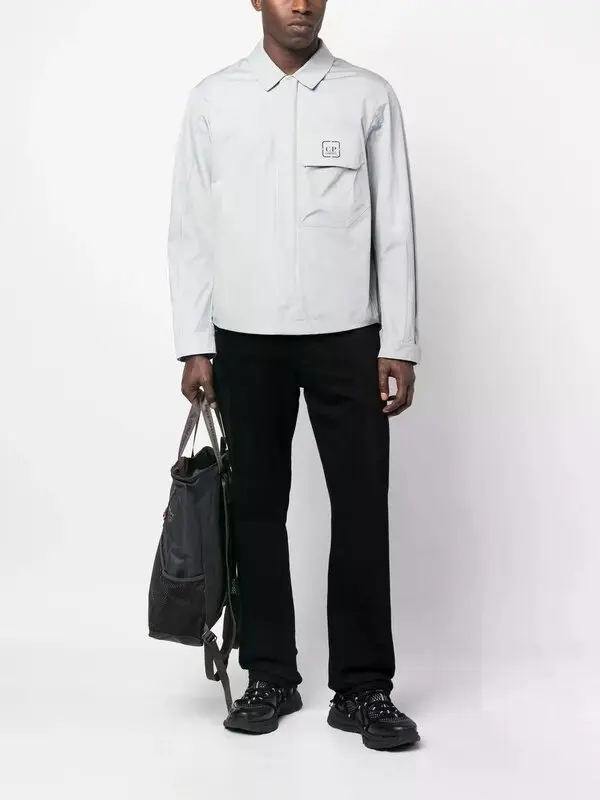 C.P. COMPANY Logo-print Shirt Jacket