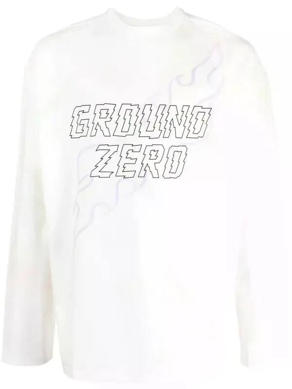 GROUND ZERO Graphic-print Long-sleeved T-shirt