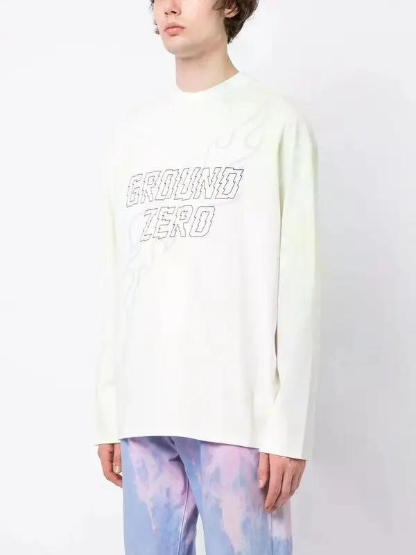 GROUND ZERO Graphic-print Long-sleeved T-shirt