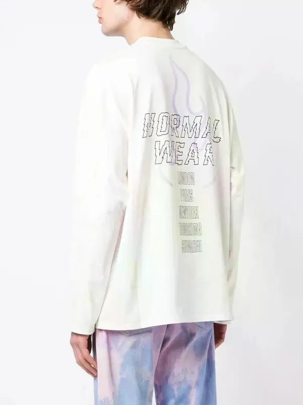 GROUND ZERO Graphic-print Long-sleeved T-shirt