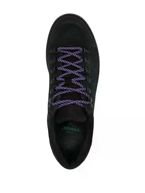 Diemme Cornaro Suede Lace-up Sneakers - Black