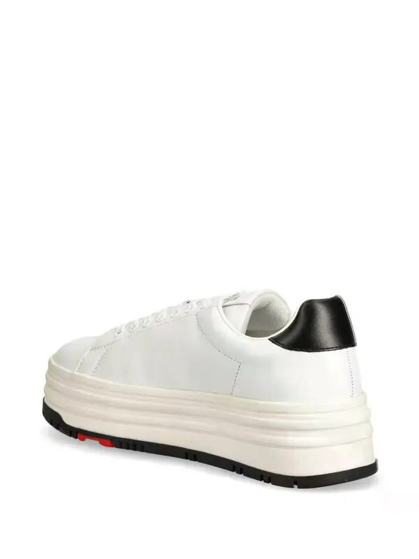 Moschino Calf Leather Platform Trainers