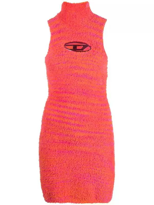 DIESEL® M-leros Logo-plaque Towelling Dress