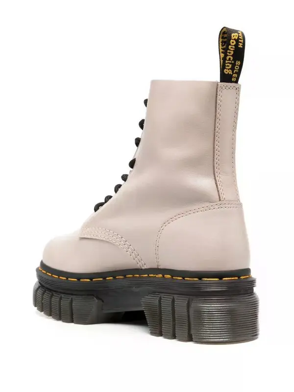 Dr. Martens Audrick Lux Leather Ankle Boots - Neutrals
