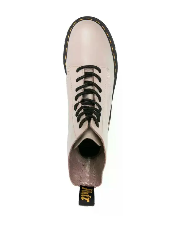 Dr. Martens Audrick Lux Leather Ankle Boots - Neutrals