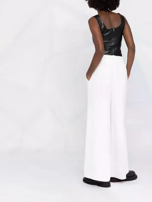 MANOKHI Iva Leather Tank Top