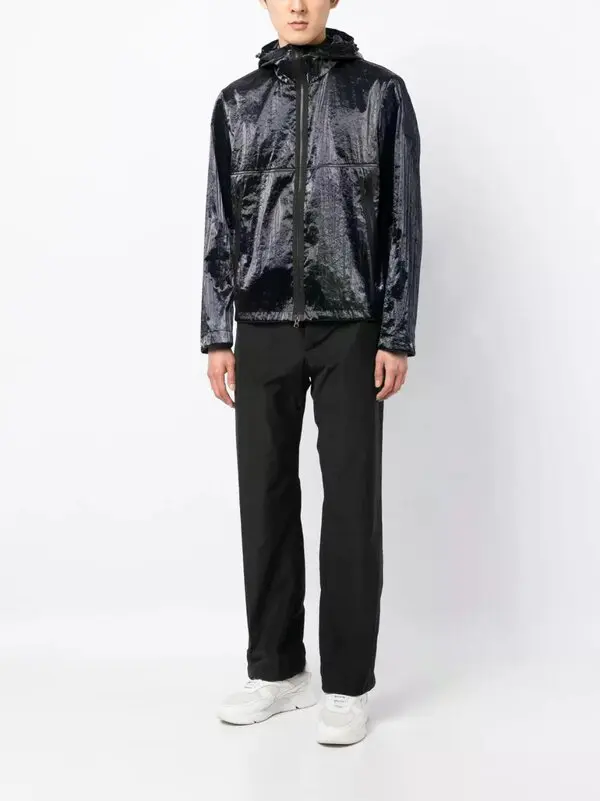 Paul & Shark Colour-block Hooded Jacket