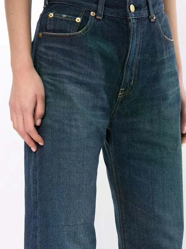 TU ES MON TRESOR Lapis Lazuli Straight-leg Jeans