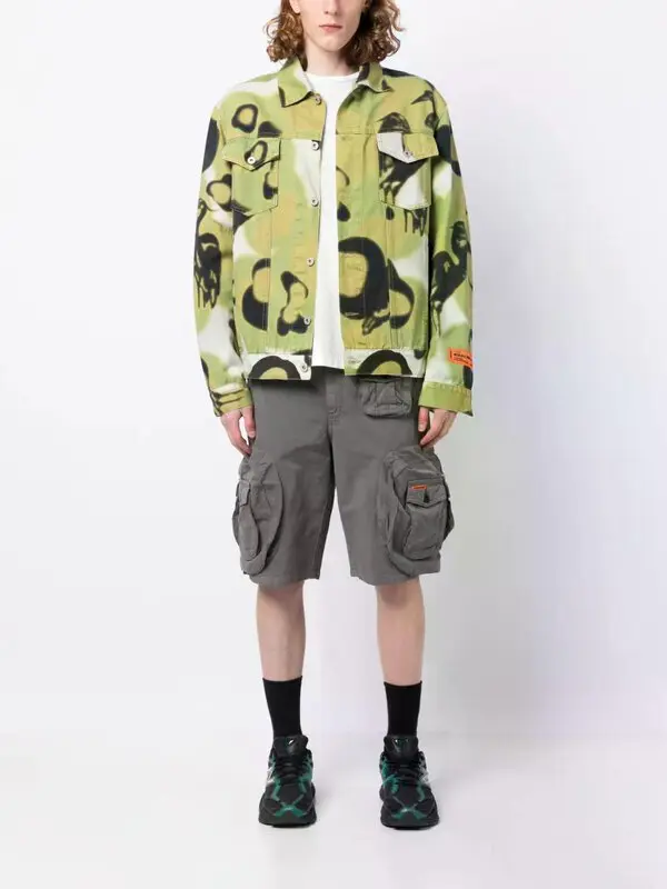 Heron Preston Cotton-blend Cargo Shorts