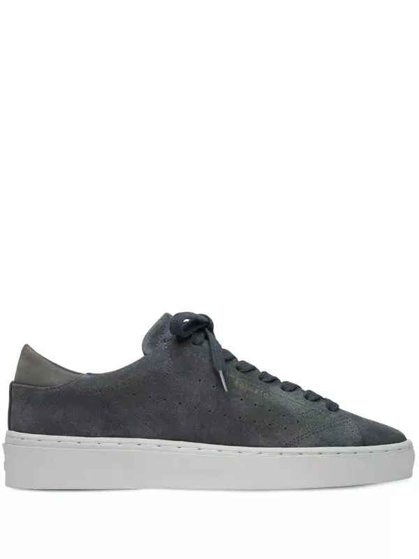 Axel Arigato Court Sneakers With Perforated Detailing - Black
