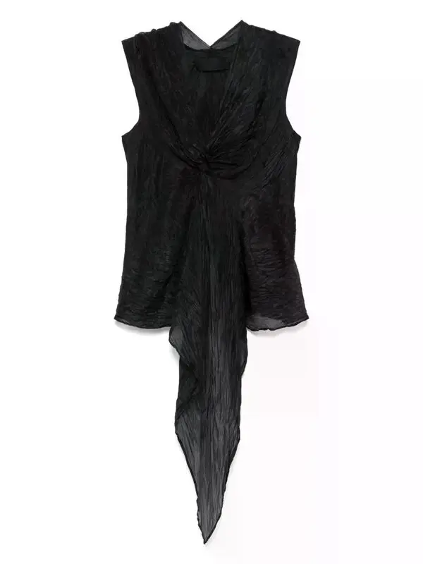 MARC LE BIHAN Knot Detailed Draped Top