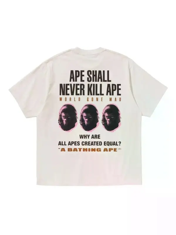 A BATHING APE Logo-print T-shirt