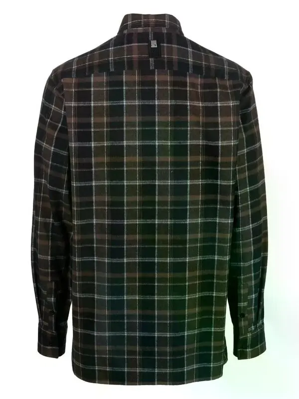 1017 Alyx 9sm Cotton Tartan Long-sleeve Shirt