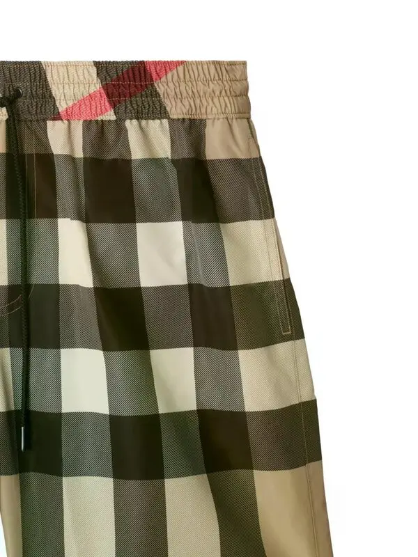 Burberry Checked Swim Shorts
