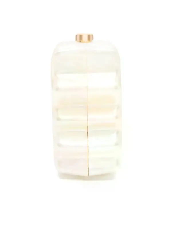 Cult Gaia Paloma Wavy Clutch - Neutrals