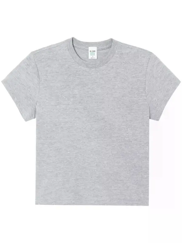 RE/DONE 50s Boxy Cotton T-shirt - Grey