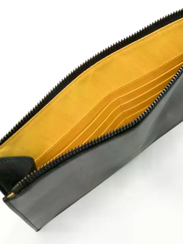 DOUCAL'S Smooth Leather Cardholder - Black