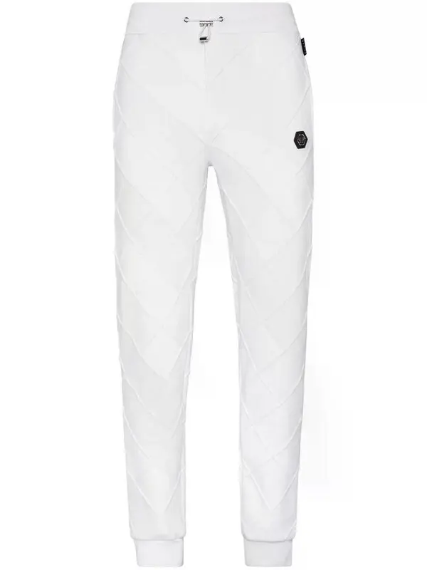 Philipp Plein Diamond-quilted Track Pants