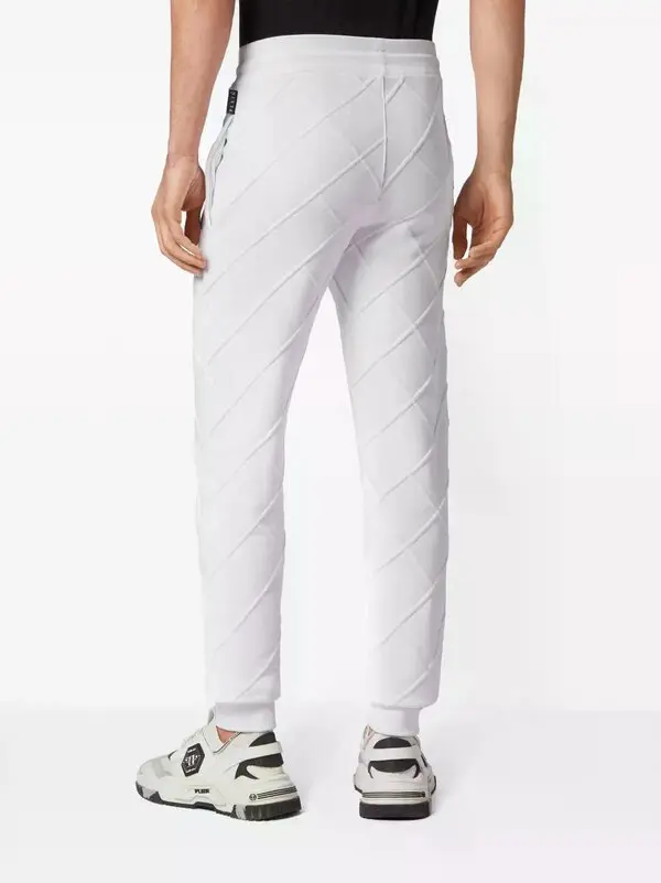 Philipp Plein Diamond-quilted Track Pants