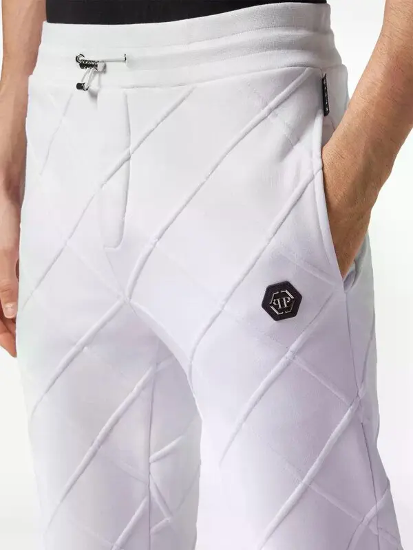 Philipp Plein Diamond-quilted Track Pants
