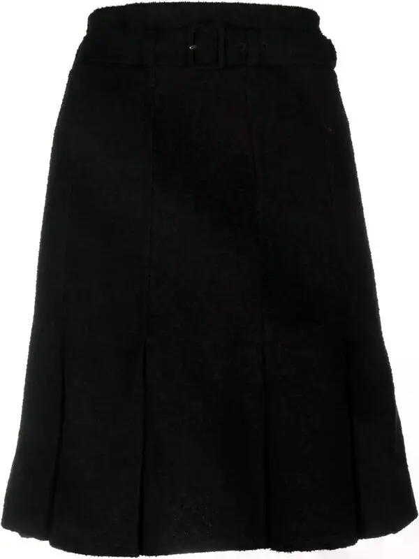 PATOU Belted A-line Skirt