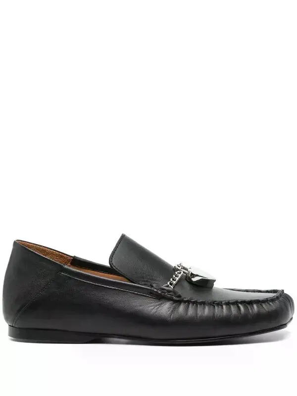 EGONLAB Soft Loafers With Chain Detail