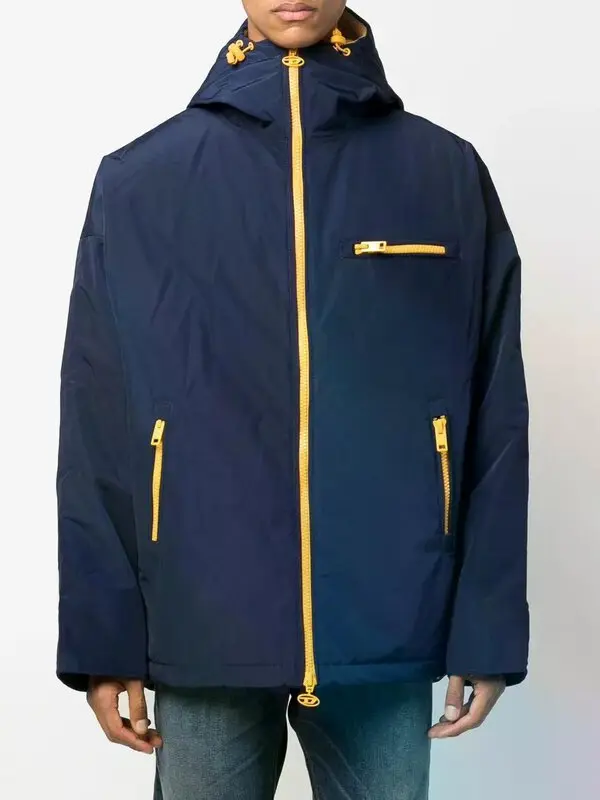 DIESEL® Hooded Logo-print Jacket