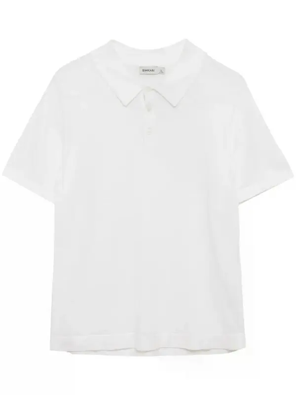 Simkhai Barron Cotton Polo Shirt
