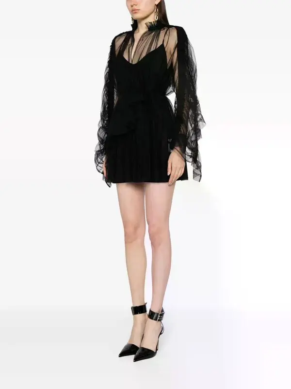 ACT Nº1 Tulle Panels Mini Dress