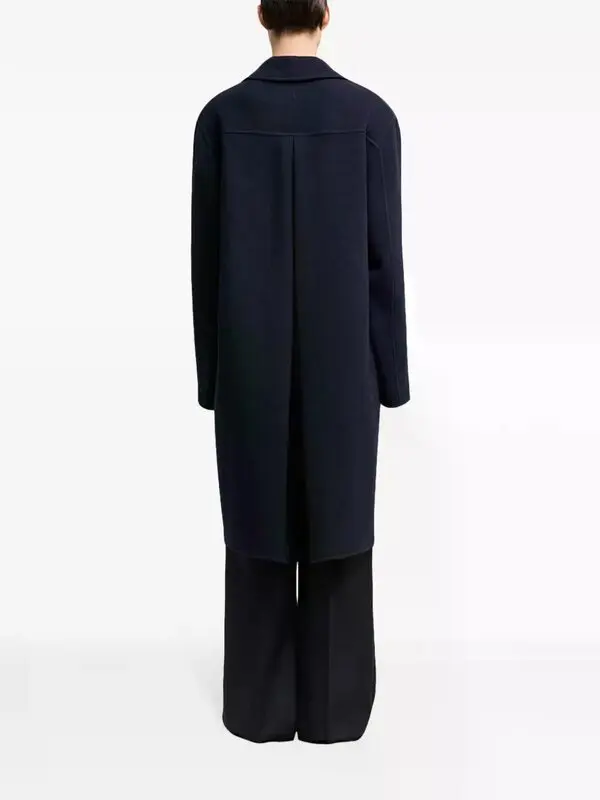 AMI Paris Single-breasted Felted Coat