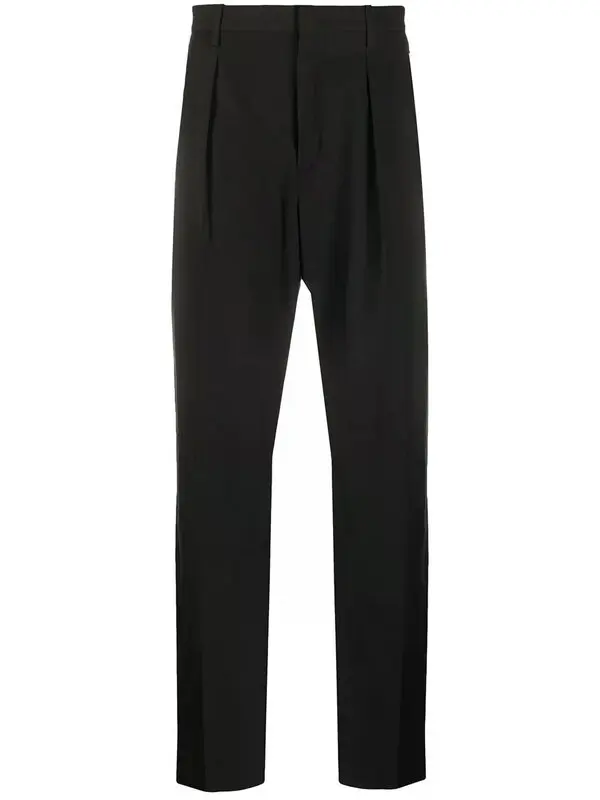 Valentino Garavani Pleated Detail Trousers - Black