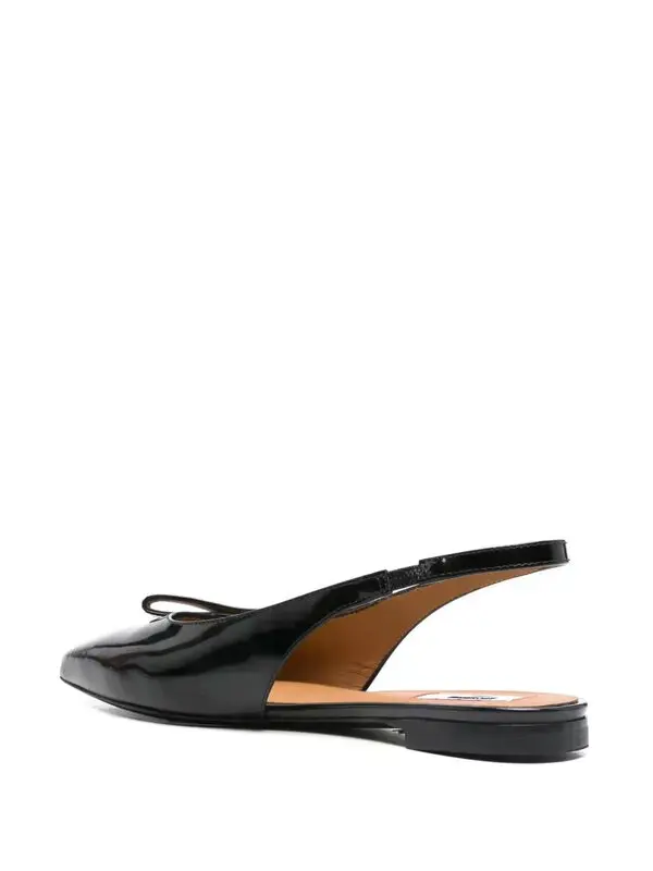 Moschino Decorative Buckle Slingback Pumps
