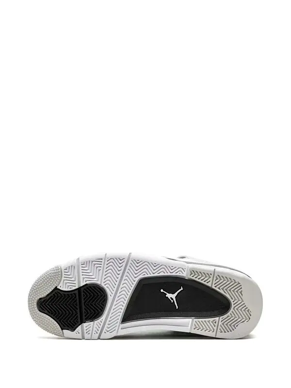 JORDAN Air 4 Retro Military Black Sneakers - White