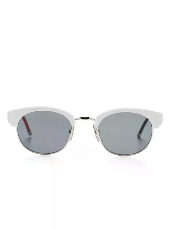 Thom Browne Clubmaster Frame Sunglasses - Black