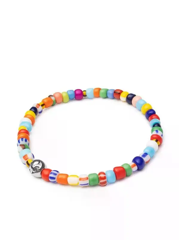 NIALAYA JEWELRY Assorted Vintage Beaded Bracelet - Red
