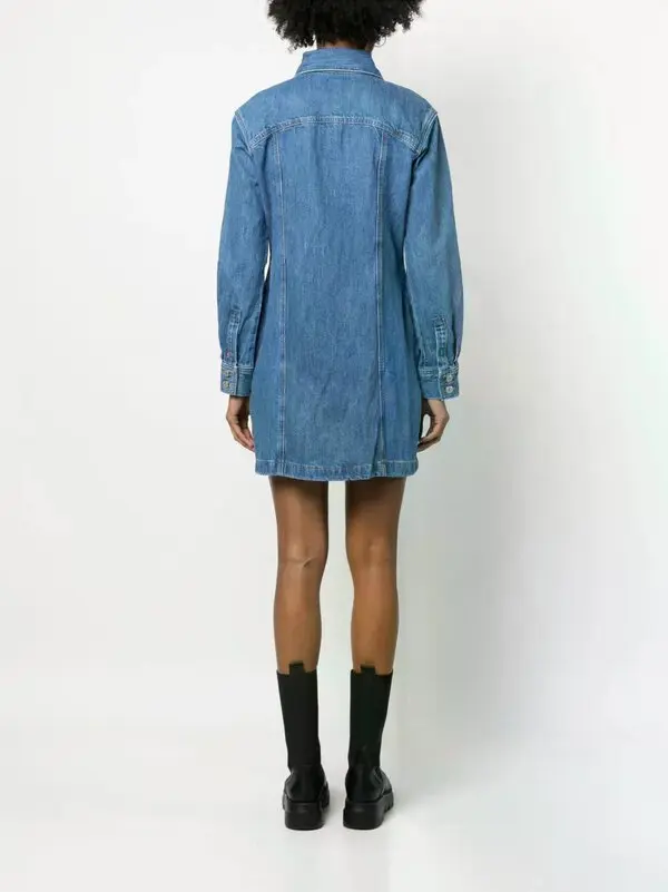 LEVI'S Long-sleeve Button-up Mini Dress