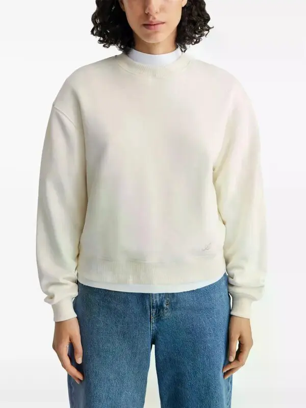 Axel Arigato Cruz Sweatshirt In Off-white Organic Cotton - Neutrals