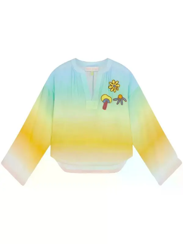 Mira Mikati Logo-appliqué Blouse