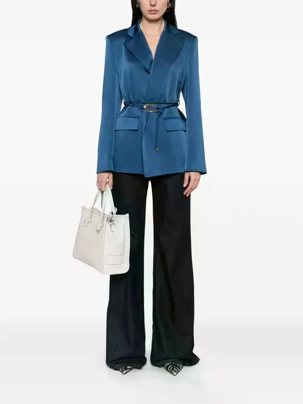 Liu Jo Peak Lapels" Blazer With Detachable Waist Belt
