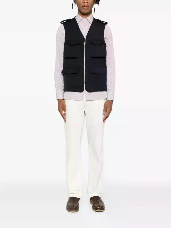 Caruso Padded Gilet - Blue