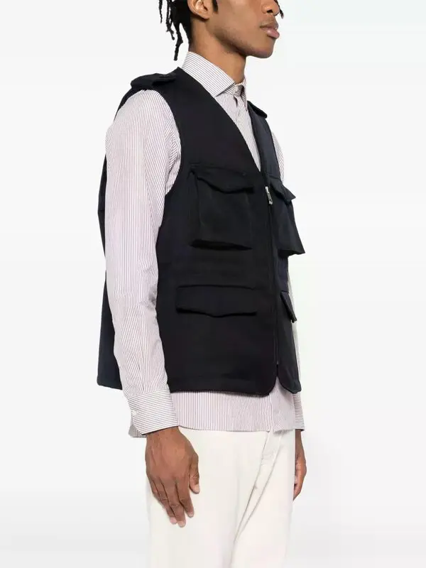 Caruso Padded Gilet - Blue