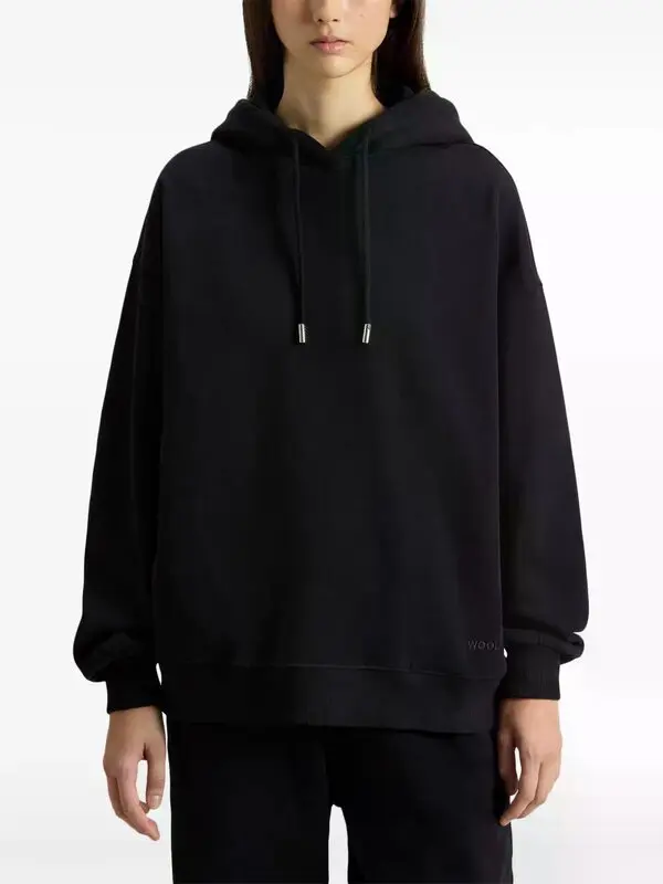 Woolrich Logo Print Hooded Sweatshirt