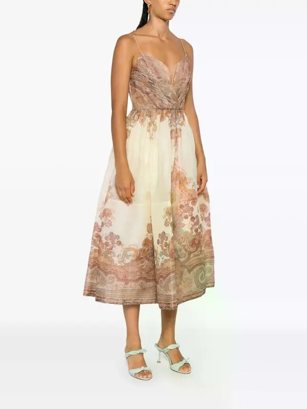 Zimmermann Illustration Midi Dress