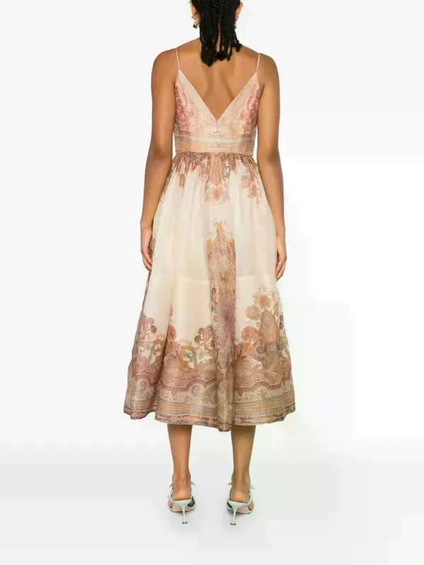 Zimmermann Illustration Midi Dress