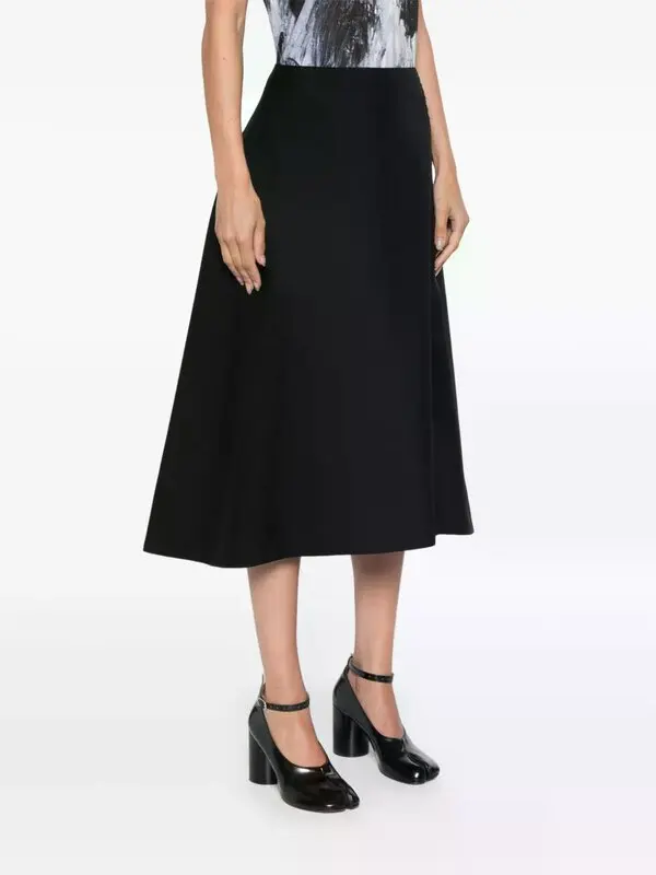 Marni Virgin Wool Midi Skirt