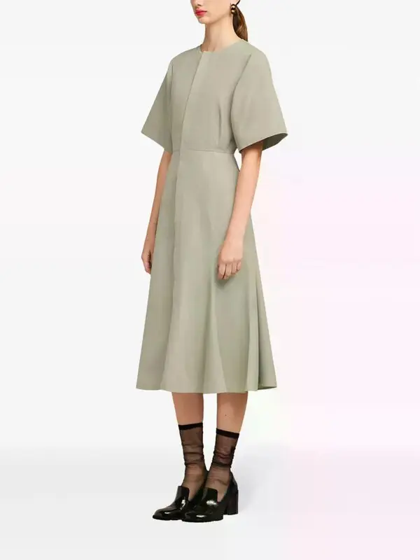 AMI Paris Cotton Midi Dress