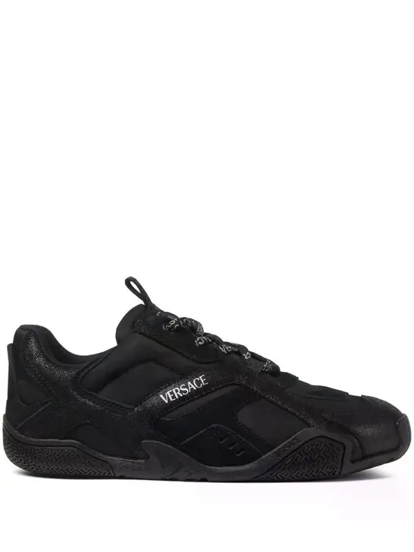 Versace Galaxia Lace-up Sneakers - Black