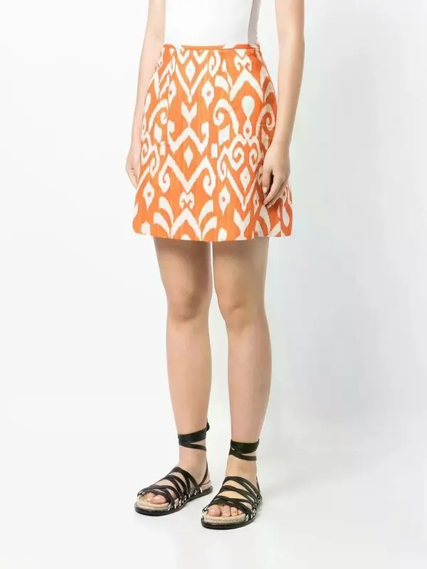BAMBAH Geometric Print Mini Skirt